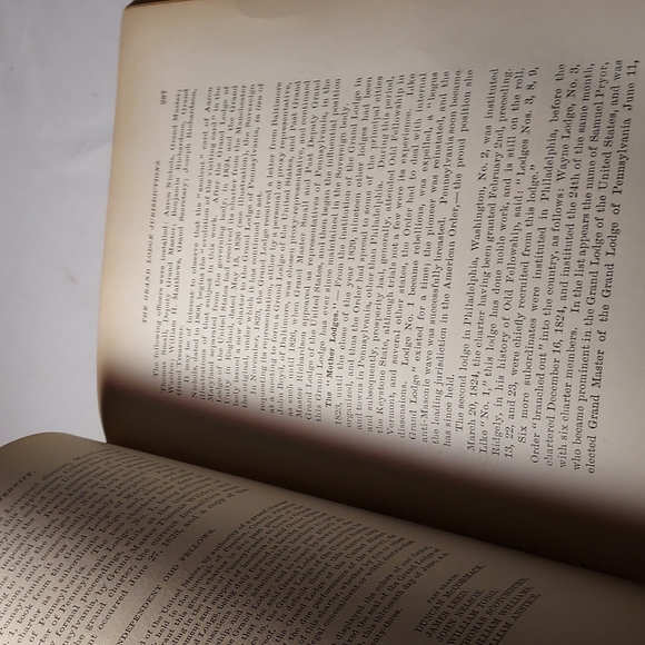 Vintage 1897 IOOF History Book | Accents | Vintage 897 History Of Odd ...